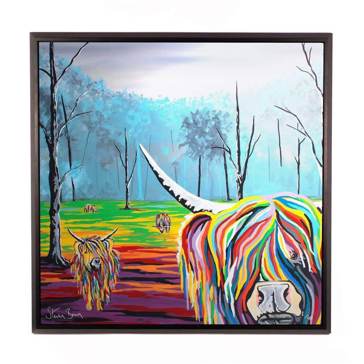 Mary McCoo & The Weans | Limited Edition Wall Art | Steven Brown Art