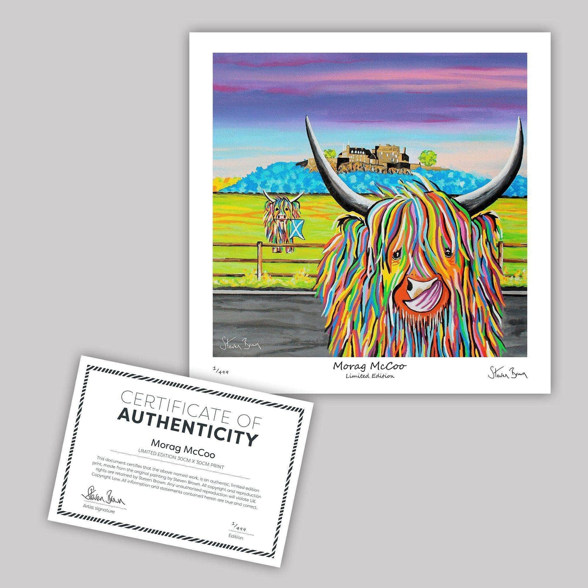 Morag McCoo - Mini Limited Edition Print | Steven Brown Art